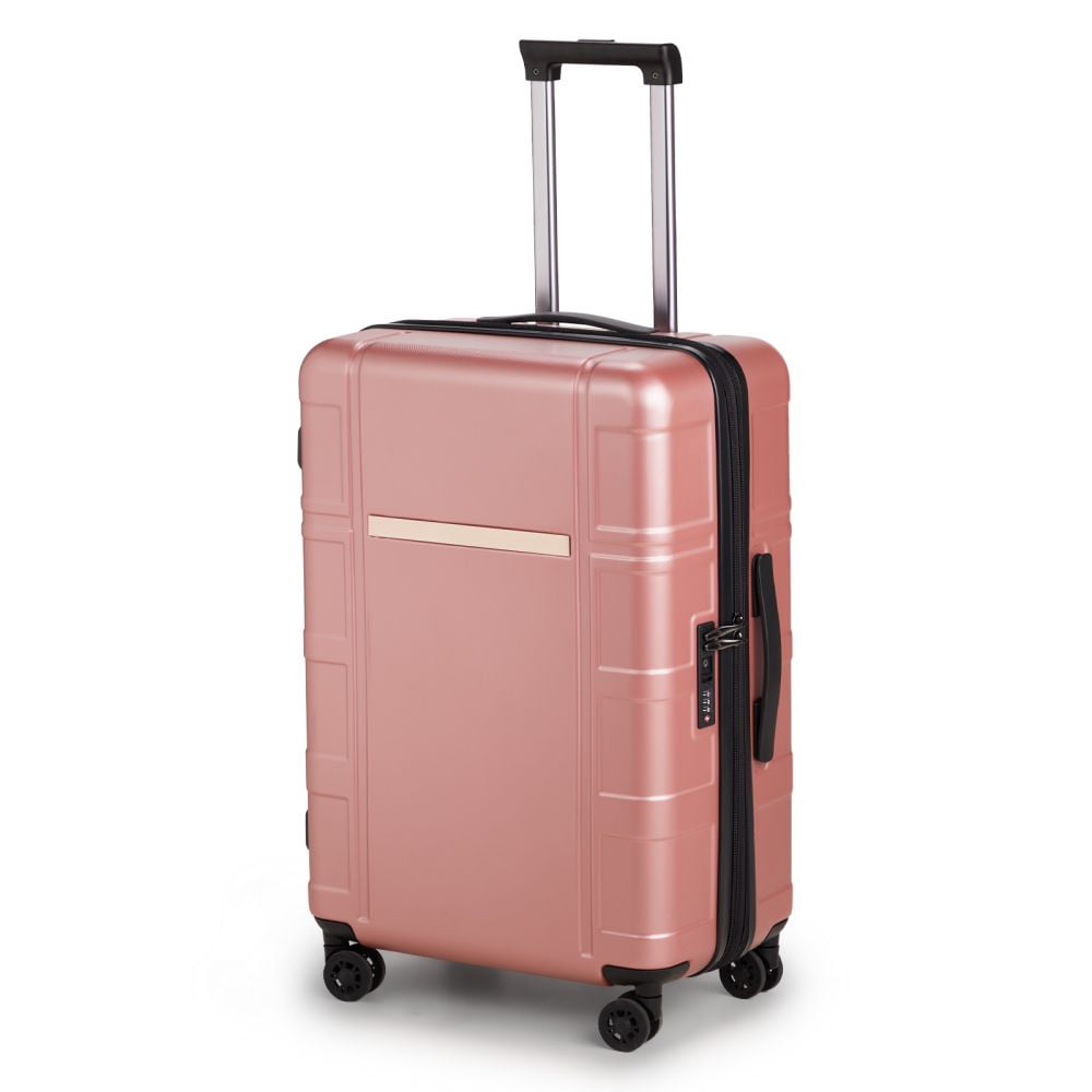 IVV 24 Inch Luggage, Hard Shell ABS Suitcase with Spinner Wheels ...