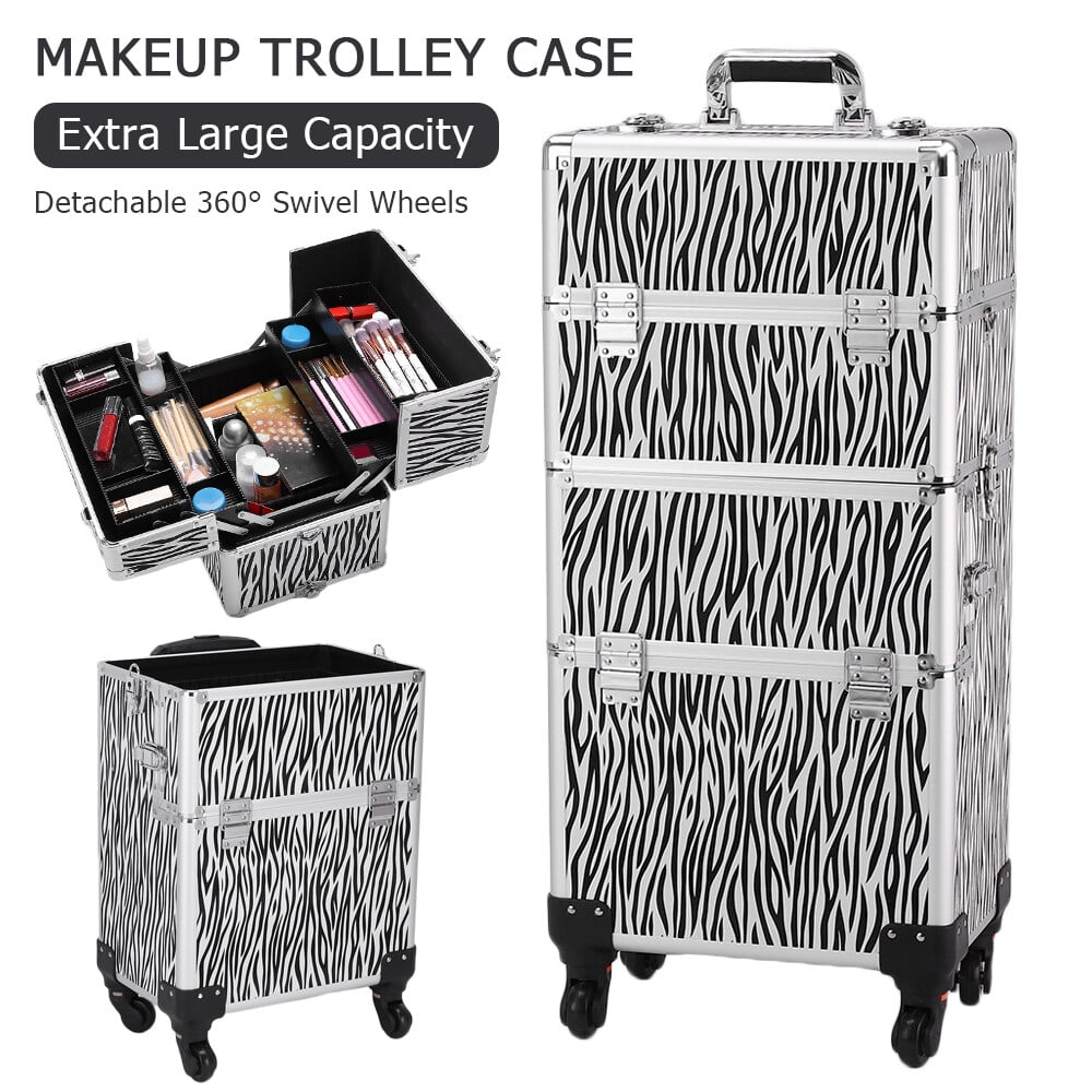 IVV 3 In 1 Aluminum Cosmetic Makeup Case Tattoo Box Trolley ...