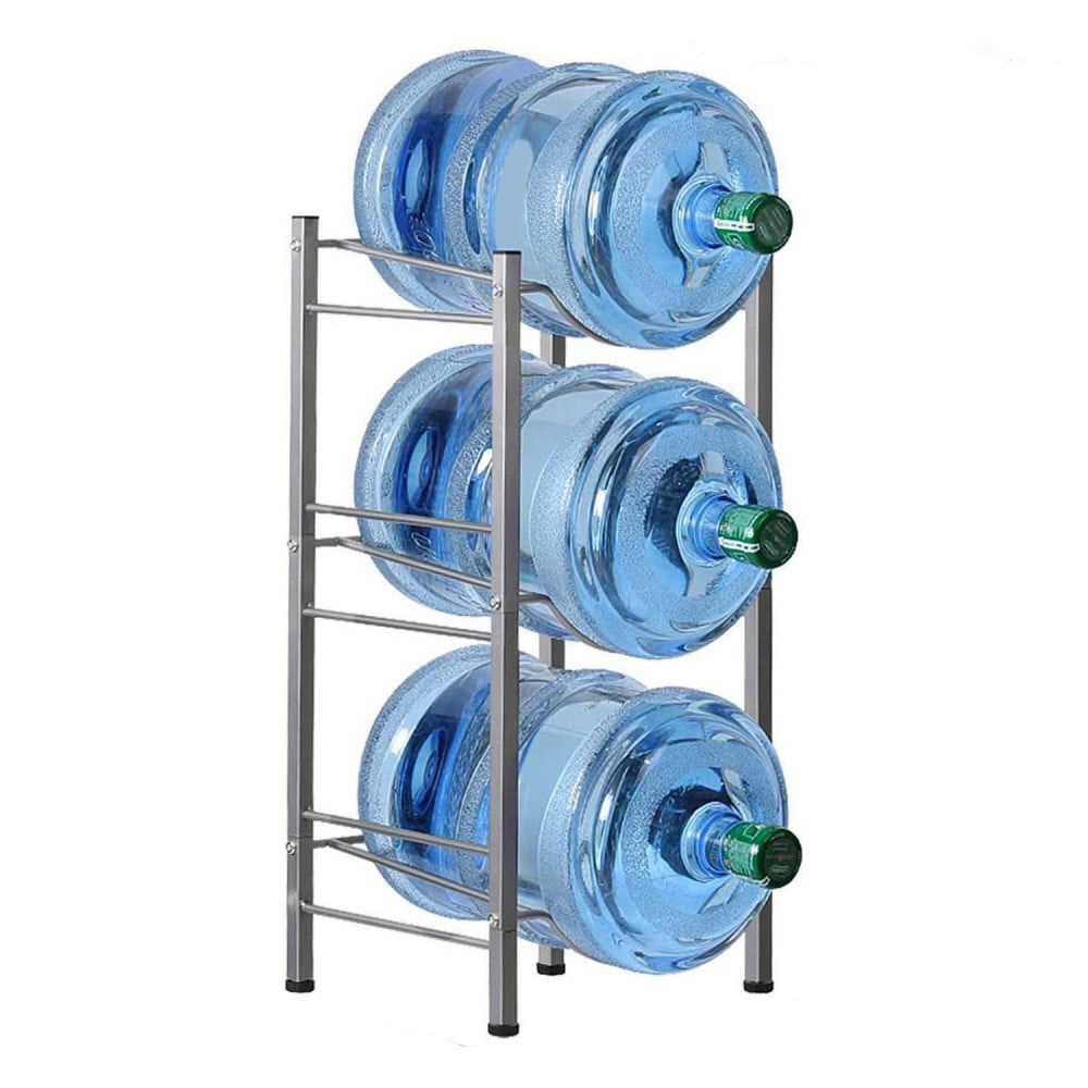 IVV 3-Tier Water Jug Rack, 5 Gallon Water Bottle Holder Organizer with ...