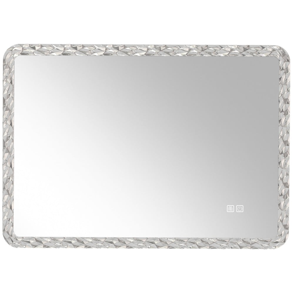 IVV 38.5x25 Inches Bathroom Wall Mirror with LED Light, Adjustable ...