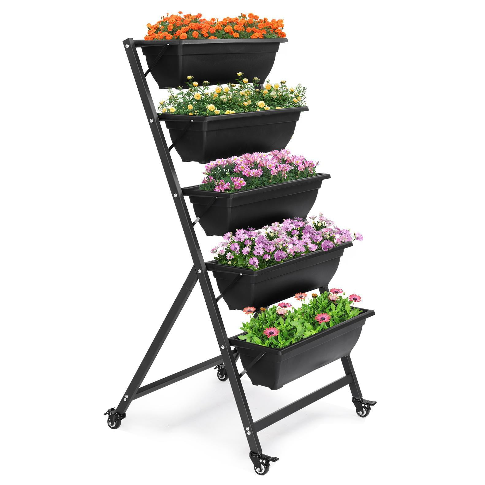 IVV 4.4FT Vertical Raised Garden Bed, 5-Tier Garden Planter with ...