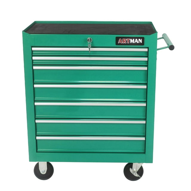 IVV 7-Drawer Rolling Tool Chest with Wheels, Rolling Tool Chest with Drawers, Portable Rolling ...
