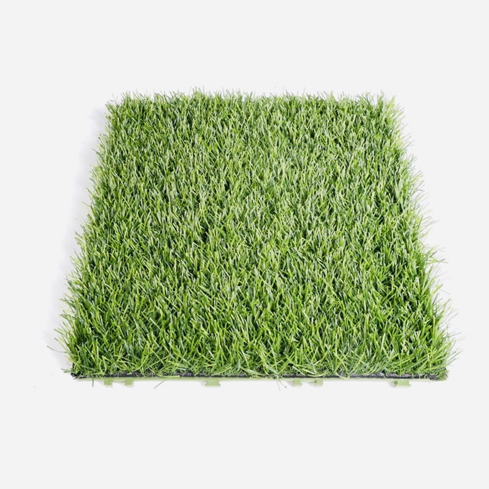 IVV 8 Packs Interlocking Artificial Grass Tiles - 12"x12" Outdoor ...