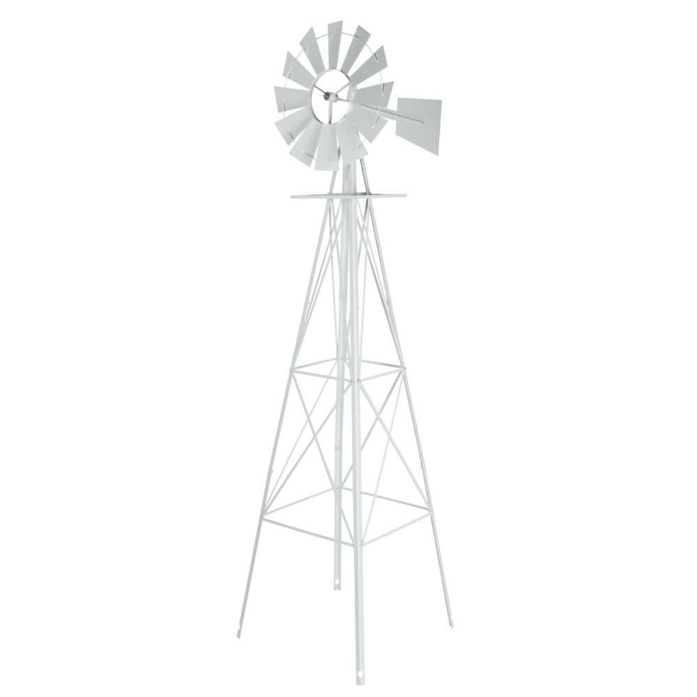 IVV 8FT Ornamental Windmill, Heavy Duty Iron Weather Vane Garden ...