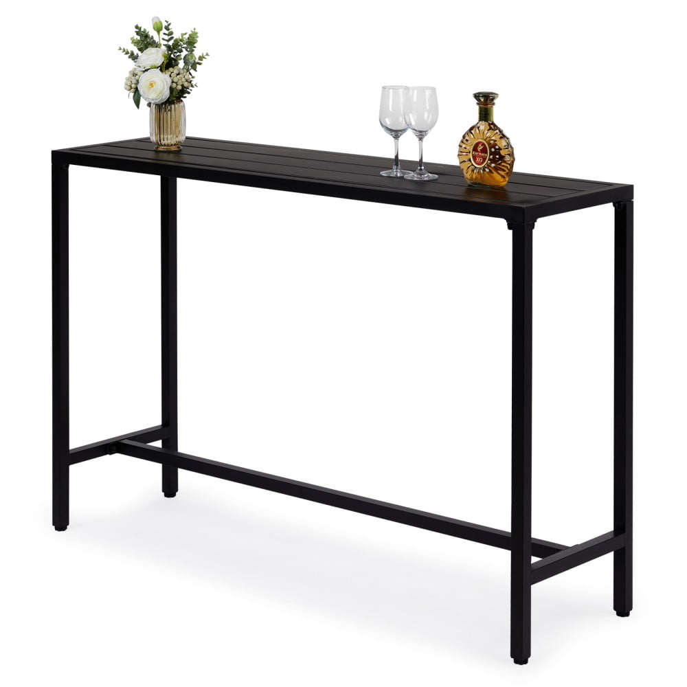 IVV Bar Table, Narrow Kitchen Dining Table, Counter Height Long Pub ...