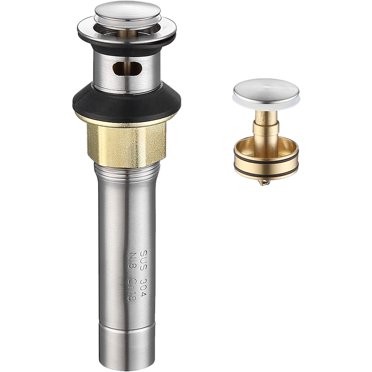 Keeney Universal Open Grid Bathroom Sink Drain w/o Overflow, Polished ...