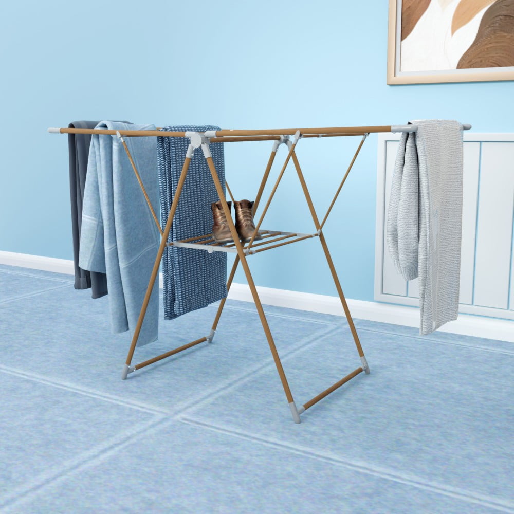 IVV Clothes Drying Rack, Foldable Laundry Rack, Space-Saving Free ...