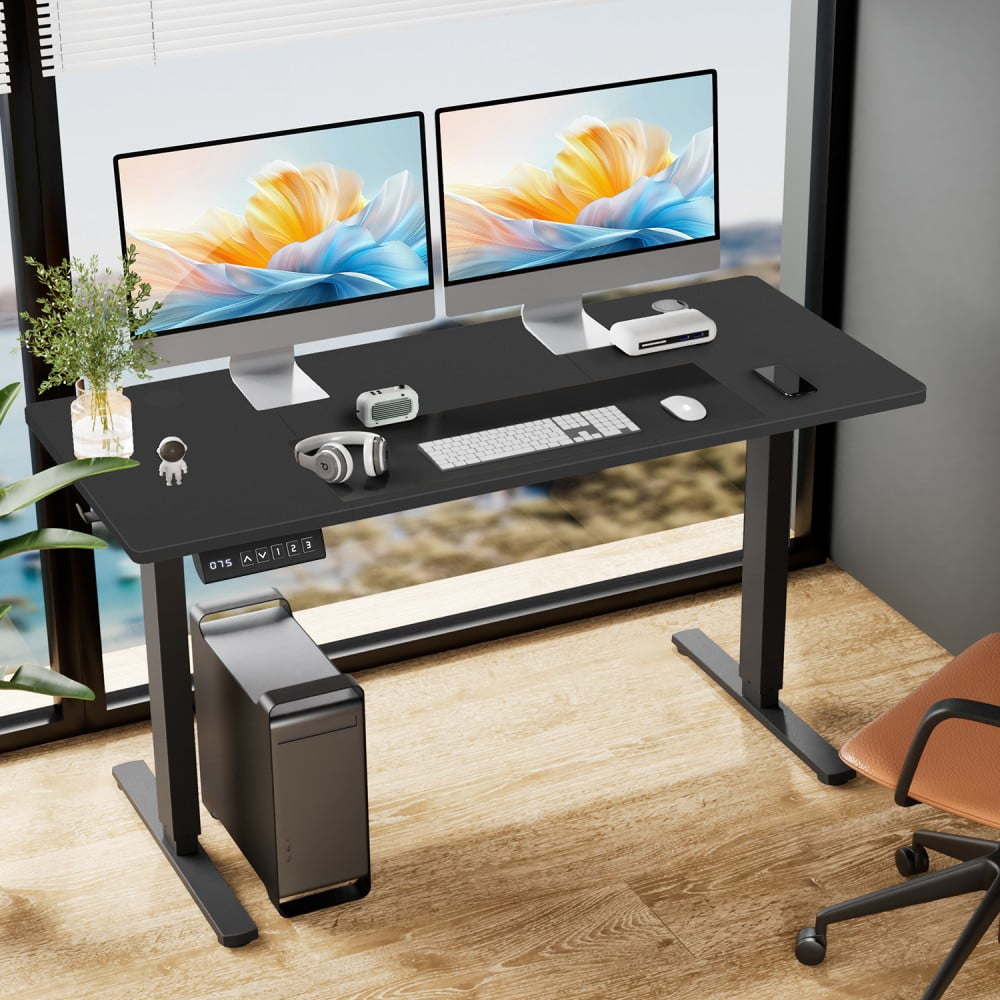 IVV Electric Standing Desk, 63 x 24 Inch Large Workstation for Home ...