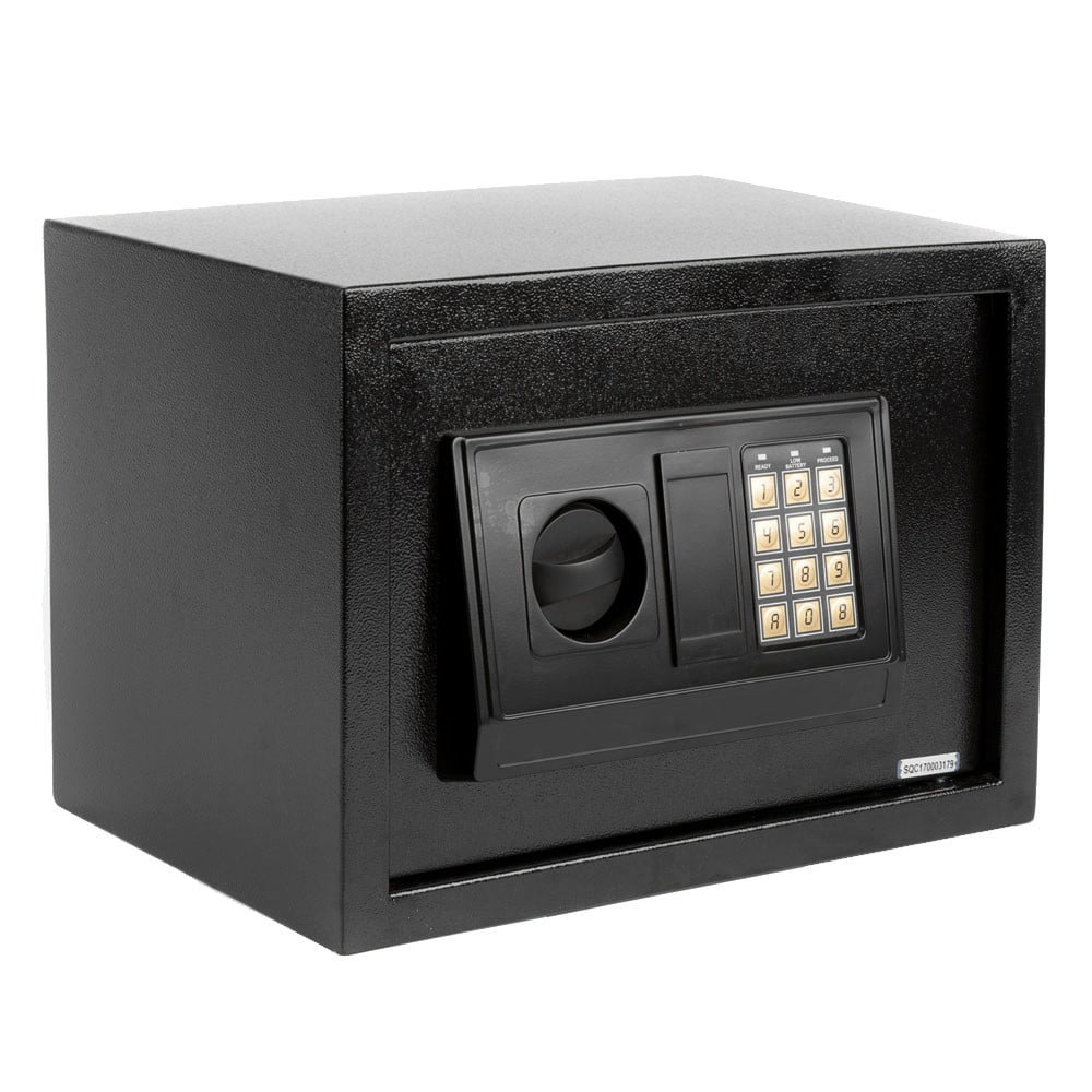 IVV Electronic Steel Security Safe Box W/ Digital Keypad Lock and Keys ...