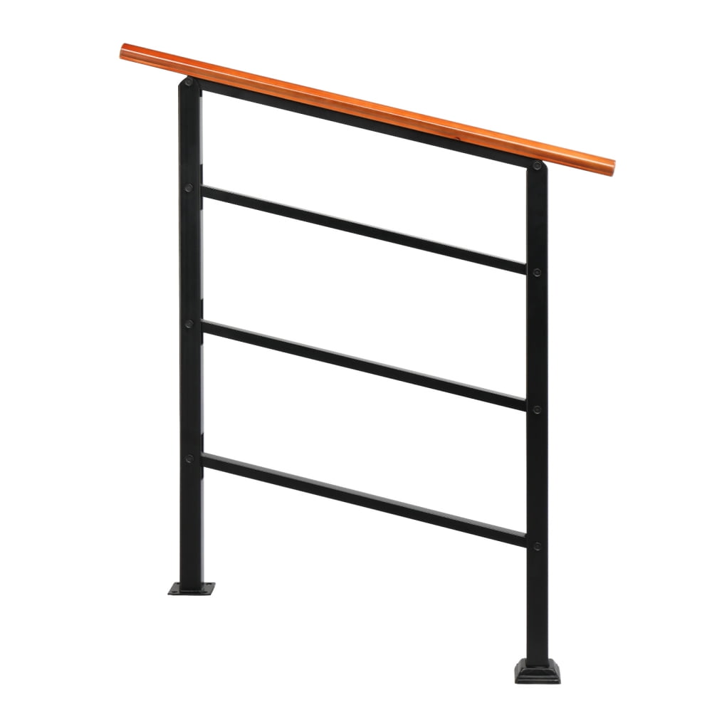 IVV Hand Rails for Outdoor Steps Fits1-3 Steps, Wrought Iron Safety ...