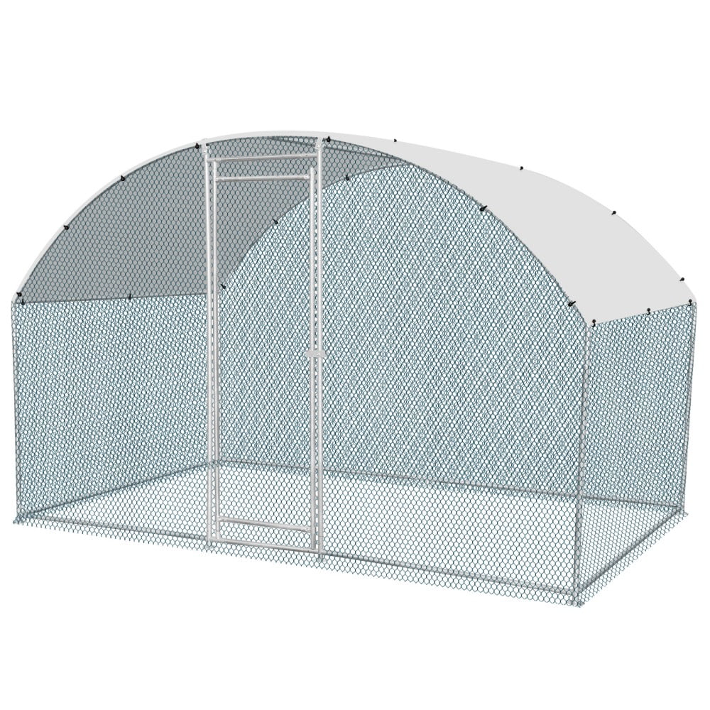 IVV Large Chicken Coop with Waterproof Cover, 9.8'W x 6.5'D x 6.5'H ...