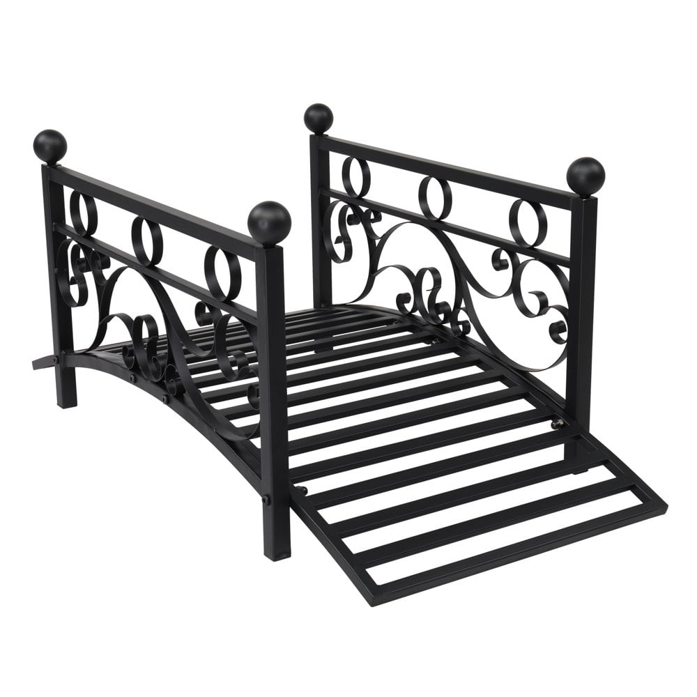 IVV Metal Garden Bridge for Outdoor, Elegant Decorative Bridge with ...