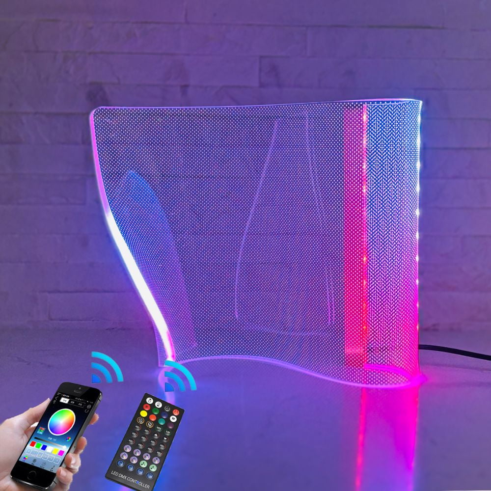 IVV Modern Curved RGB Desk Lamp with Remote Control | Futuristic ...