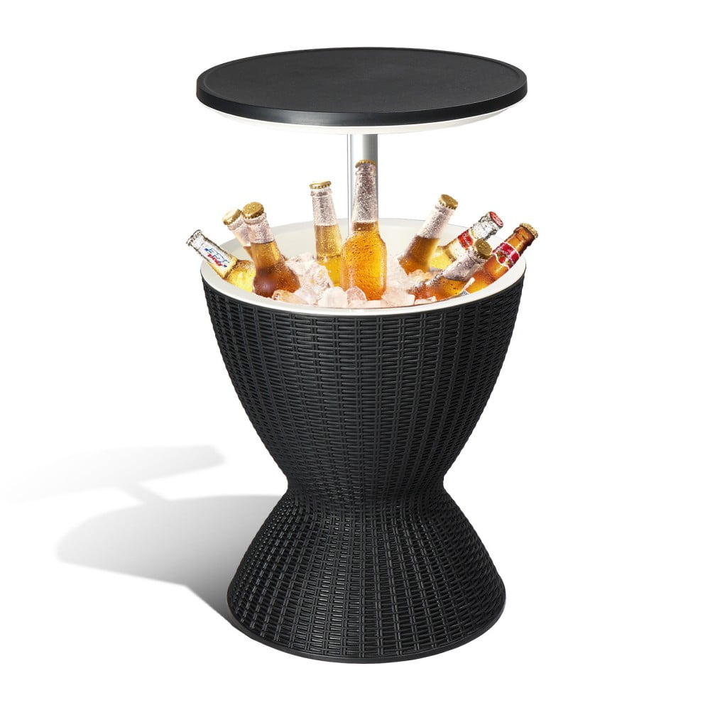 IVV Outdoor Cool Bar Table, 8 Gallon Beer and Wine Cooler with Drainage ...