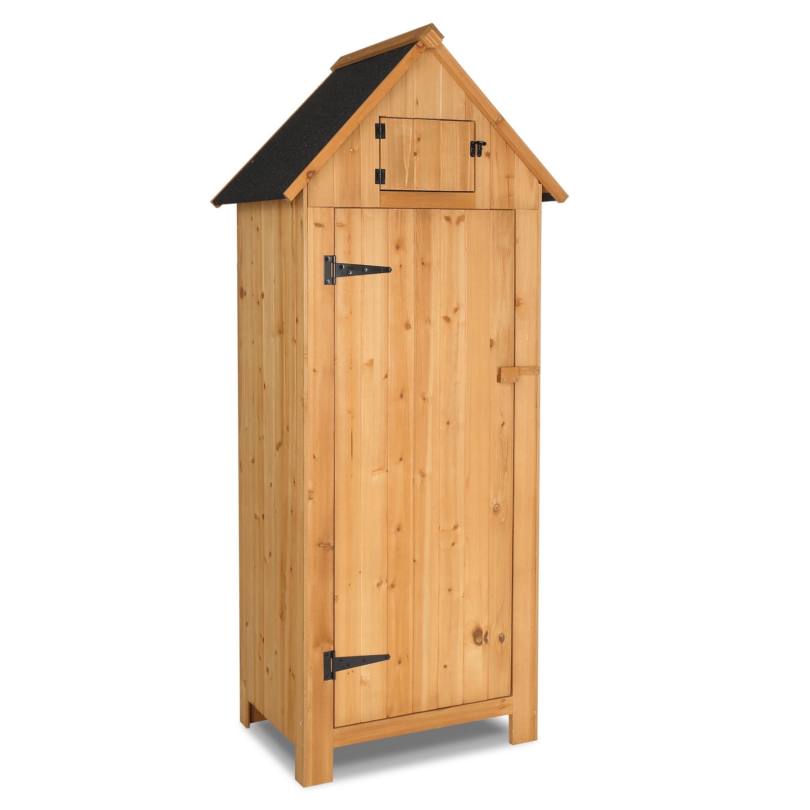 IVV Outdoor Storage Cabinet Wood Garden Tools Shed Organizer Wooden ...