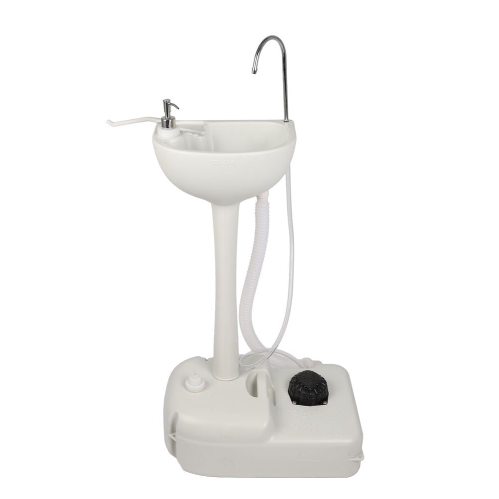 IVV Portable Sink Camping Hand Washing Station with Wash Basin, Rolling ...