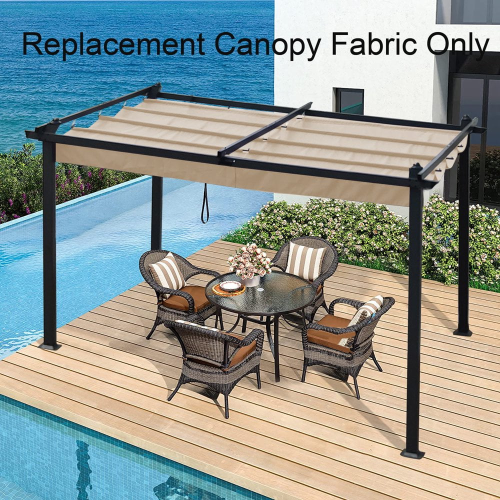 IVV Replacement Canopy Fabric Top for 10x10 Ft Outdoor Patio ...
