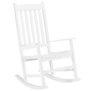 Rimax Casual White Resin Rocking Chair - Walmart.com