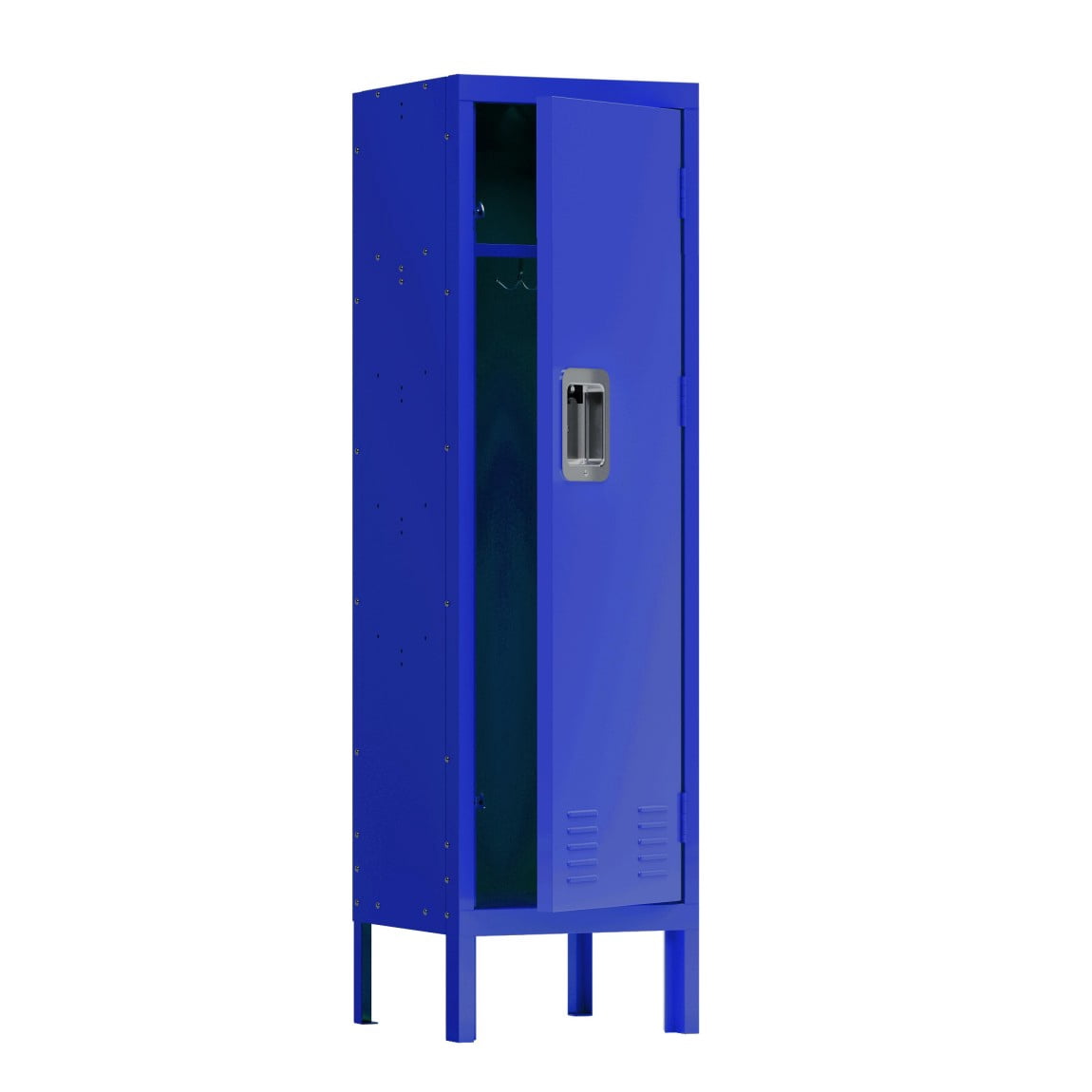IVV Single Door Locker for Employees - Metal Storage Cabinet with Hooks ...