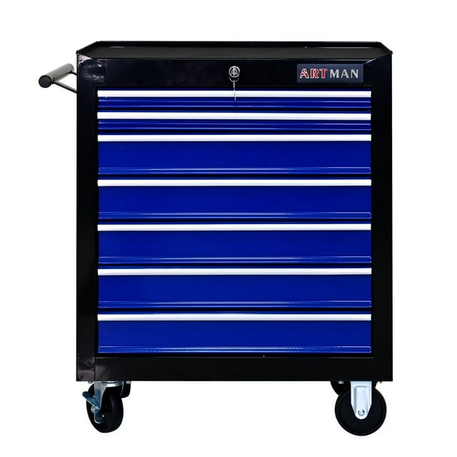 IVV Tool Chest, 7-Drawer Multifunctional Tool Cabinet, Rolling Tool Chest on Wheels with Keyed ...