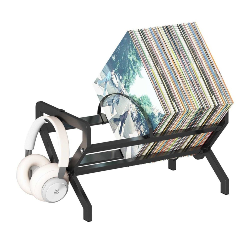 IVV Vinyl Record Storage Holder, Expandable Record Holder Rack For 80 ...