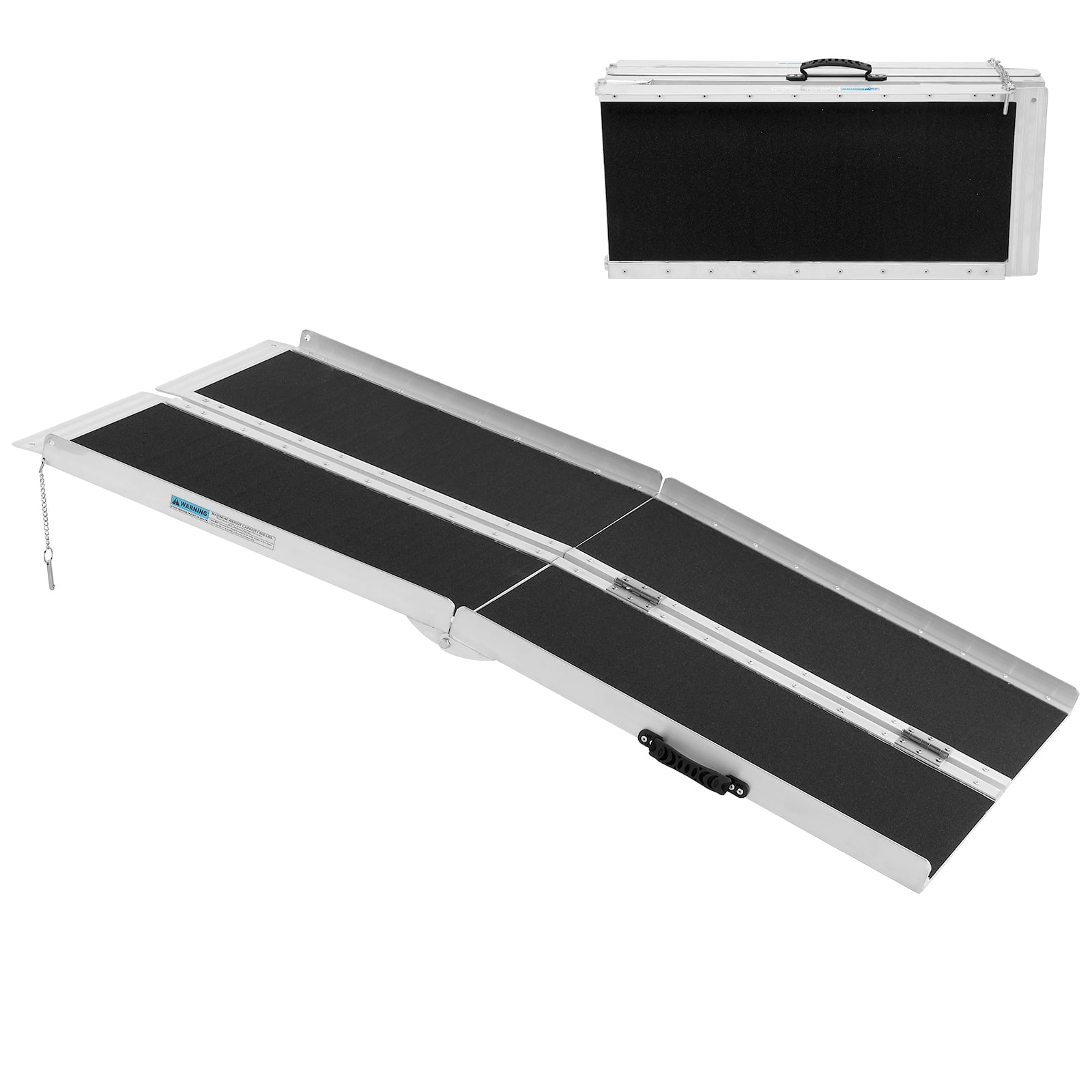 IVV Wheelchair Ramp for Home, 5FT Non-Skid Threshold Ramp for Doorways, Portable Wheelchair Ramp ...