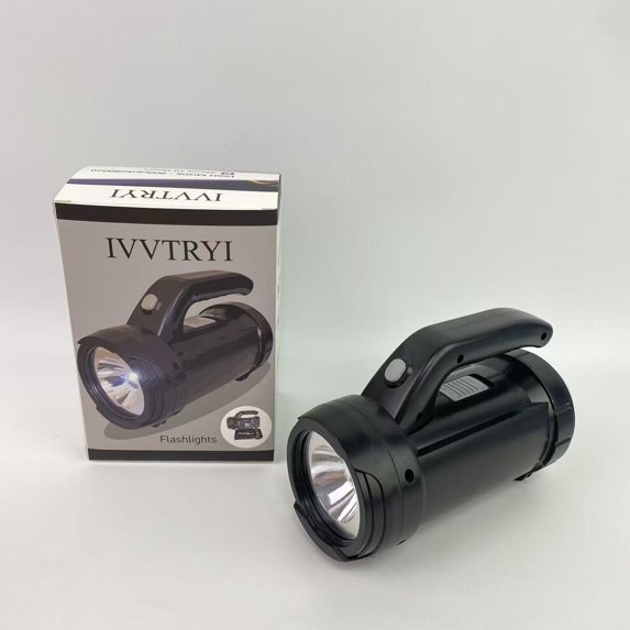 IVVTRYI Flashlights,LED Searchlight with Shoulder Strap and USB Output ...
