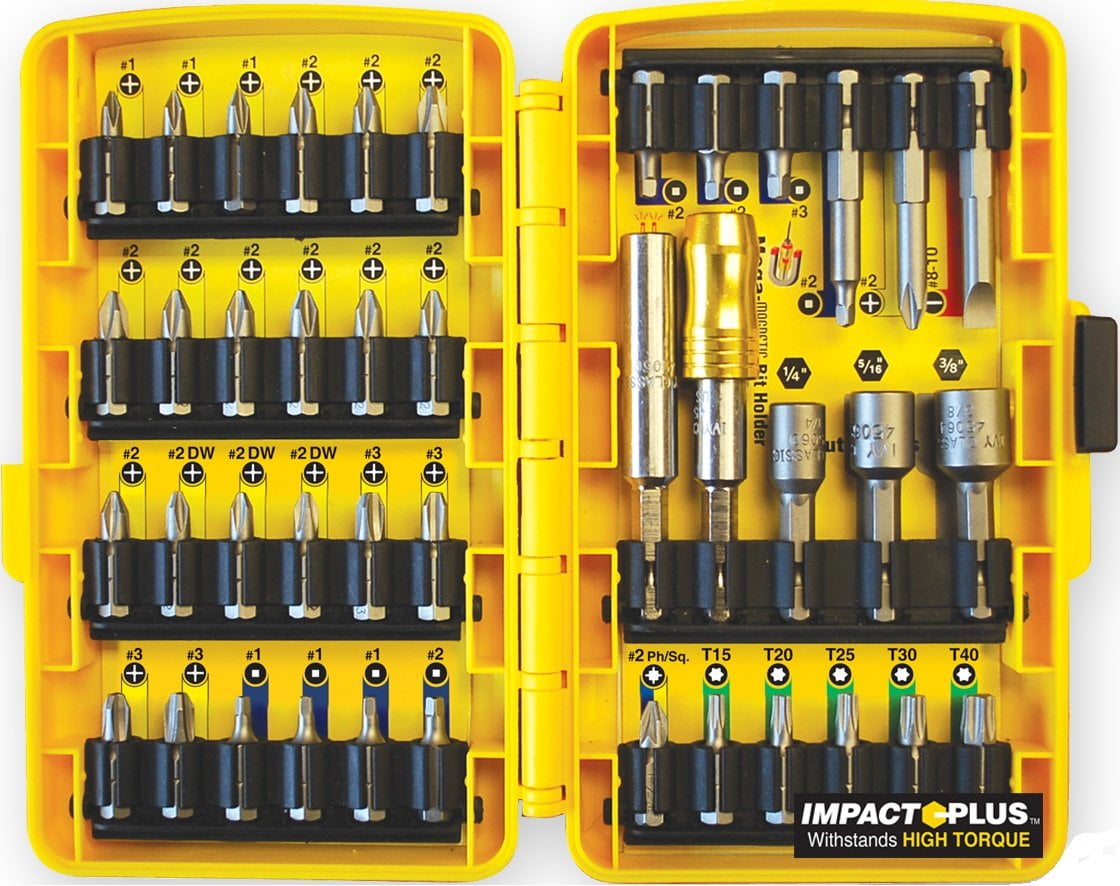 IVY Classic 46001 41 Piece Mega-Magnetic Contractor Screwdriving Set ...