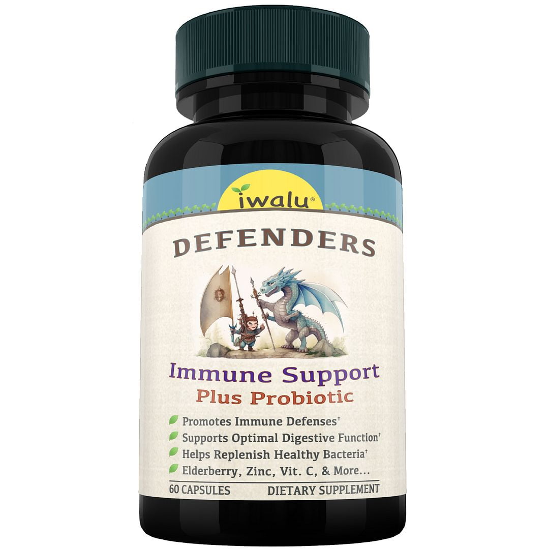 IWALU Zinc Immune Support Supplement - 10 in 1 Probiotics, Sambucus ...