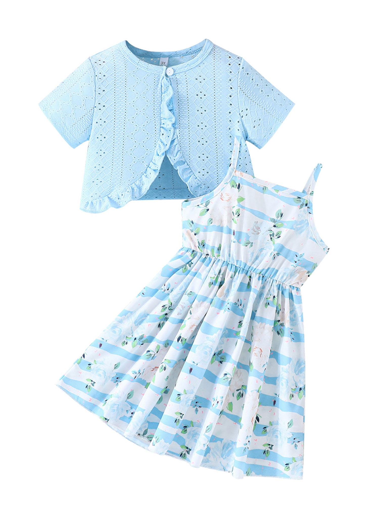 IWEMEK Dresses for Girls Outfit Going Out Flowy Tutu Bohemian Spring ...