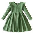 IWEMEK Girls Fall Dress Fly Sleeve Casual Trendy Dresses Soft Winter ...