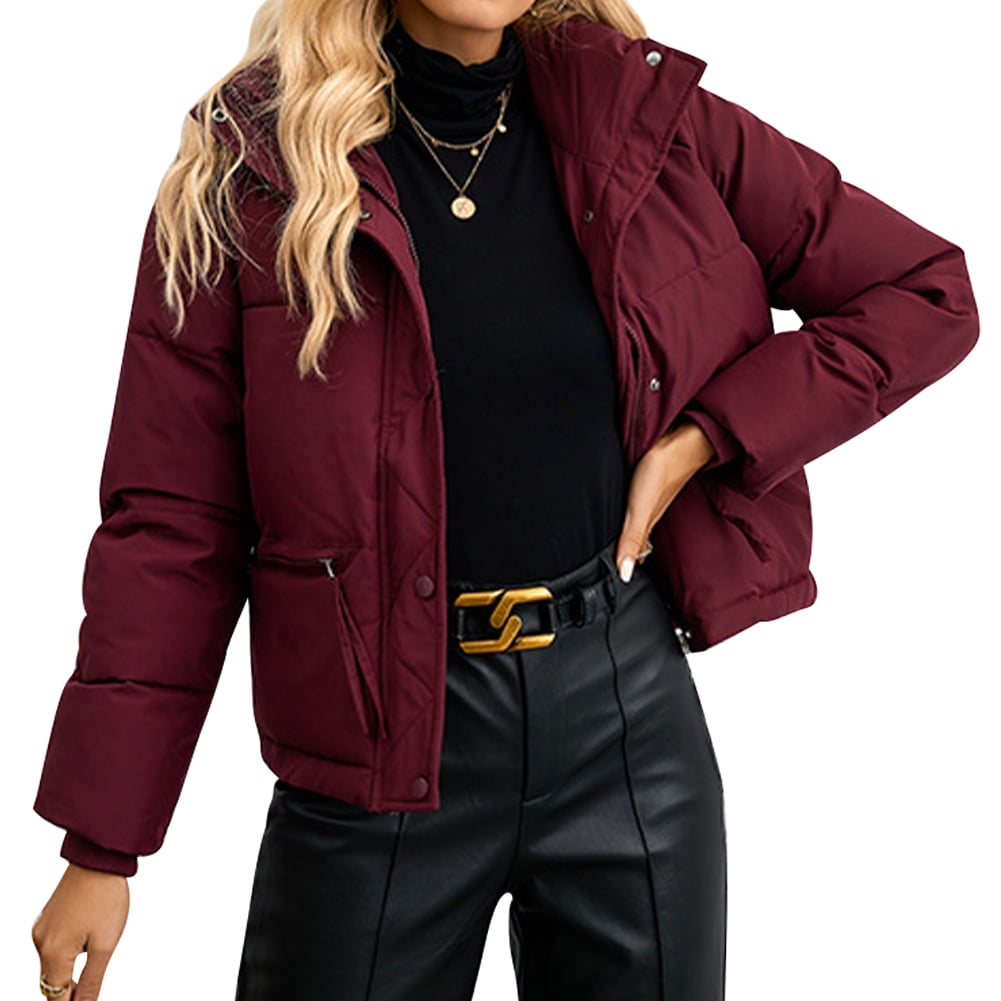 IWEMEK Womens Puffer Jackets Fall Coat for Women Going Out Baggy ...