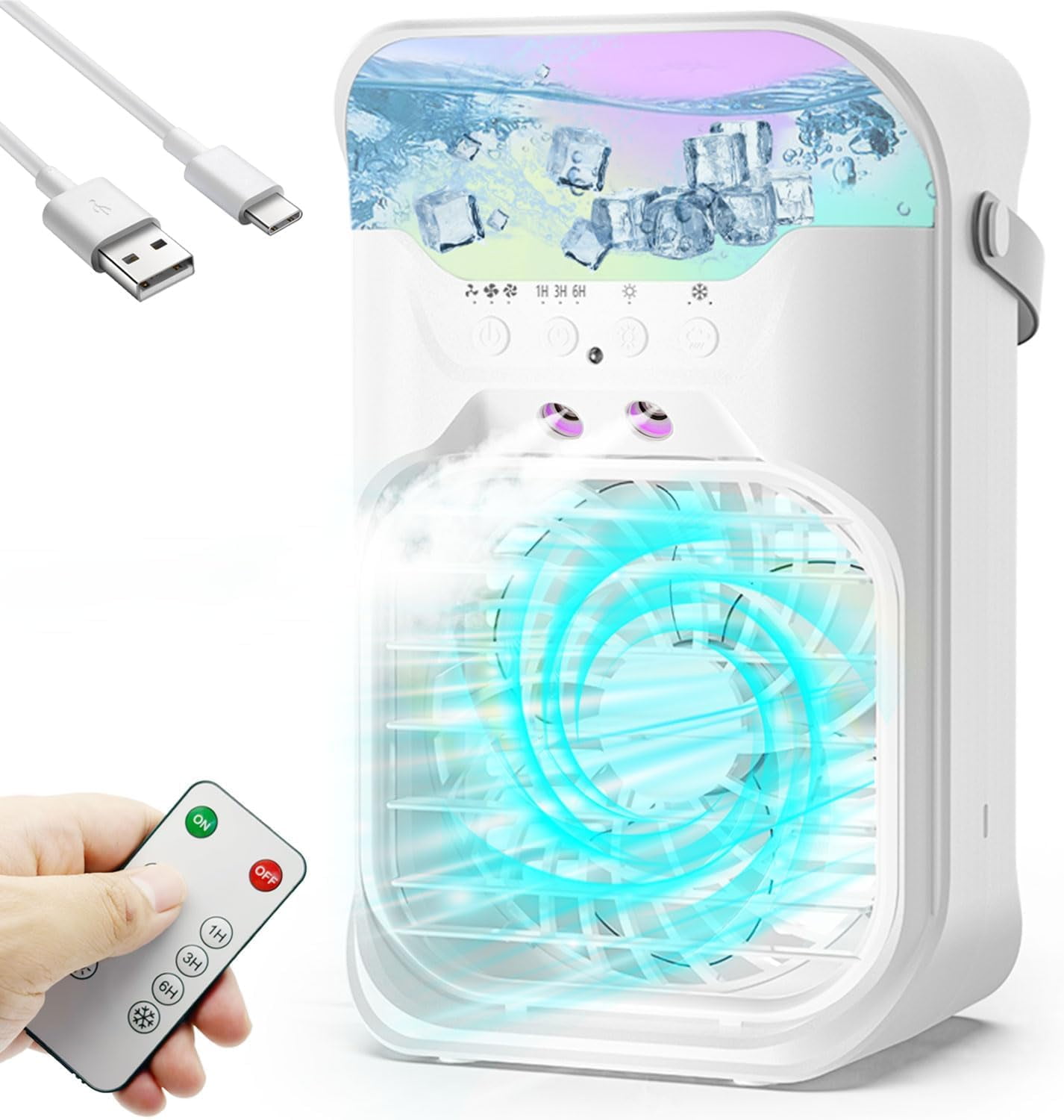 IWENNUAN Portable Air Conditioners, 4 in 1 Portable AC Unit with Remote ...