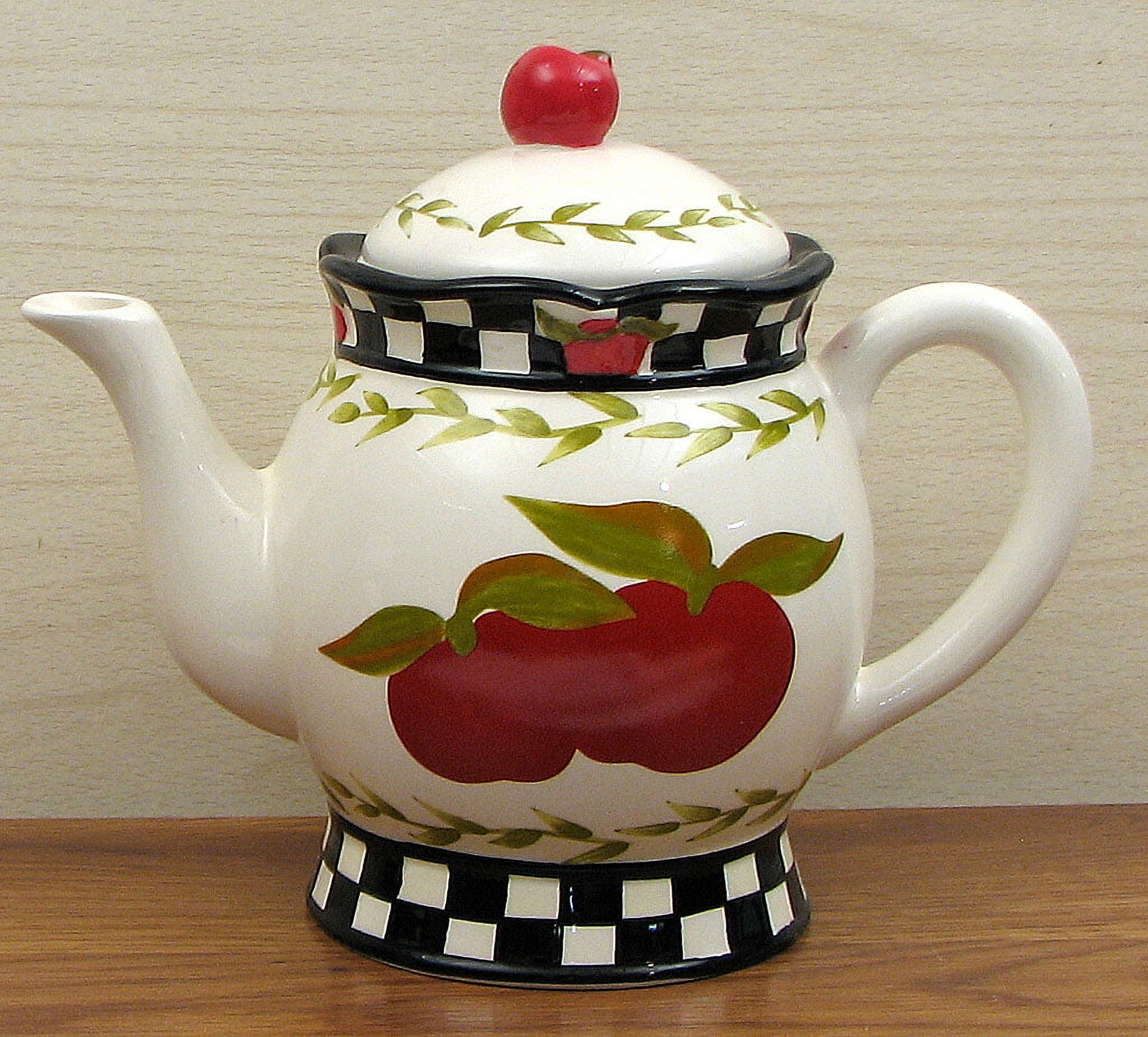 IWGAC Ceramic Apple Teapot - Walmart.com