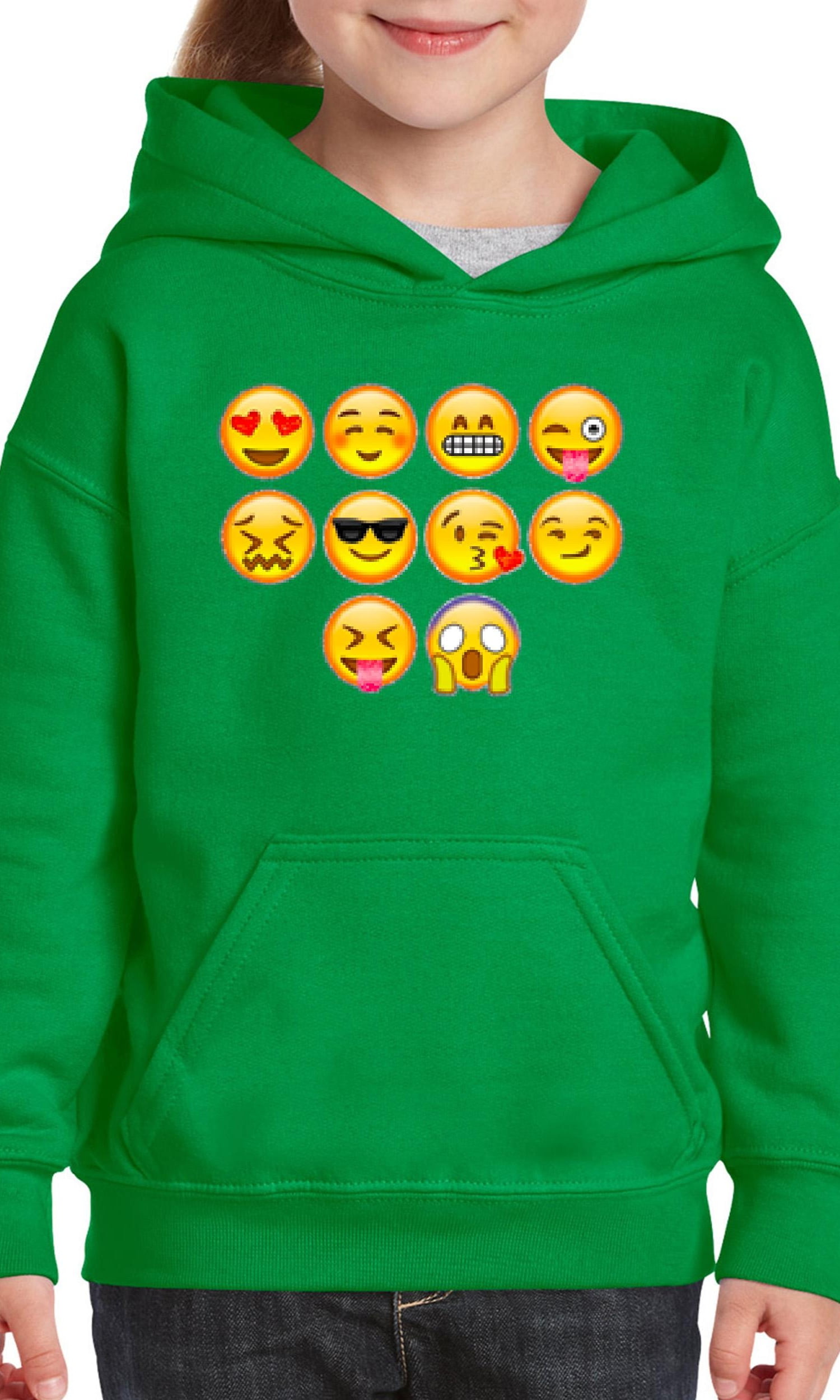 IWPF - Big Boys Hoodies and Sweatshirts - Emoji Entourage - Walmart.com