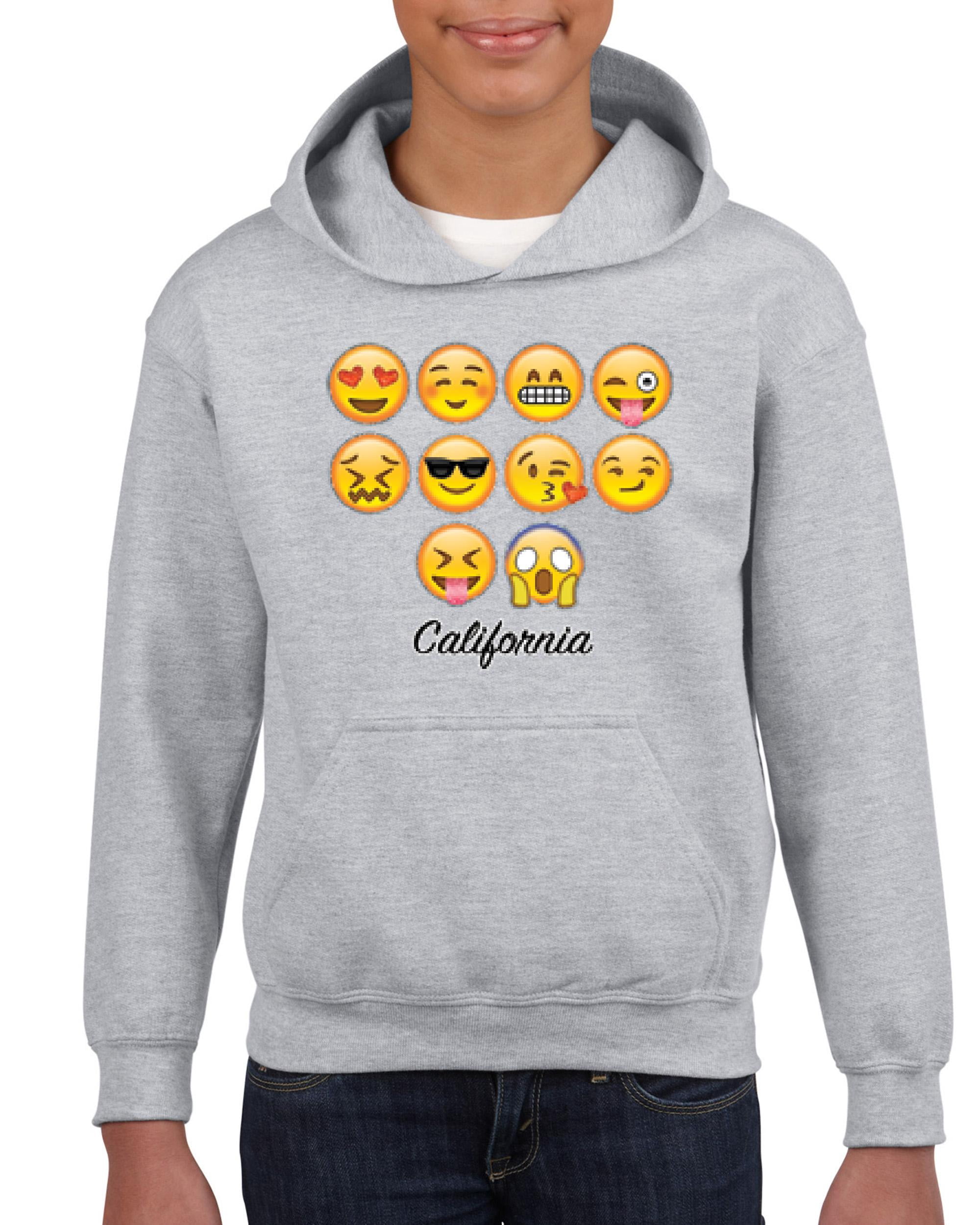 IWPF - Big Boys Hoodies and Sweatshirts - Emoji Entourage - Walmart.com
