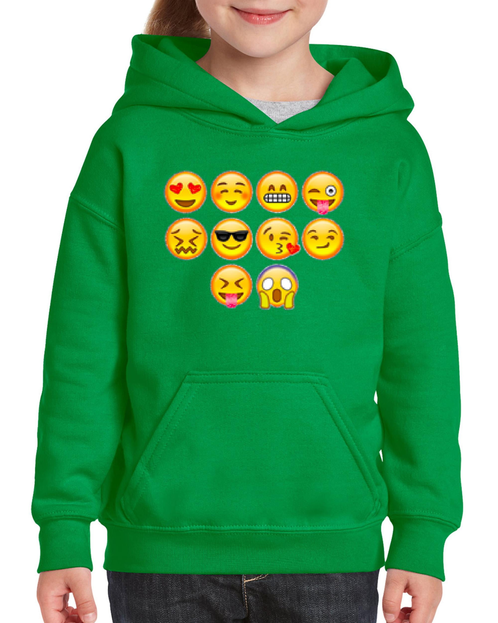 IWPF - Big Boys Hoodies and Sweatshirts - Emoji Entourage - Walmart.com