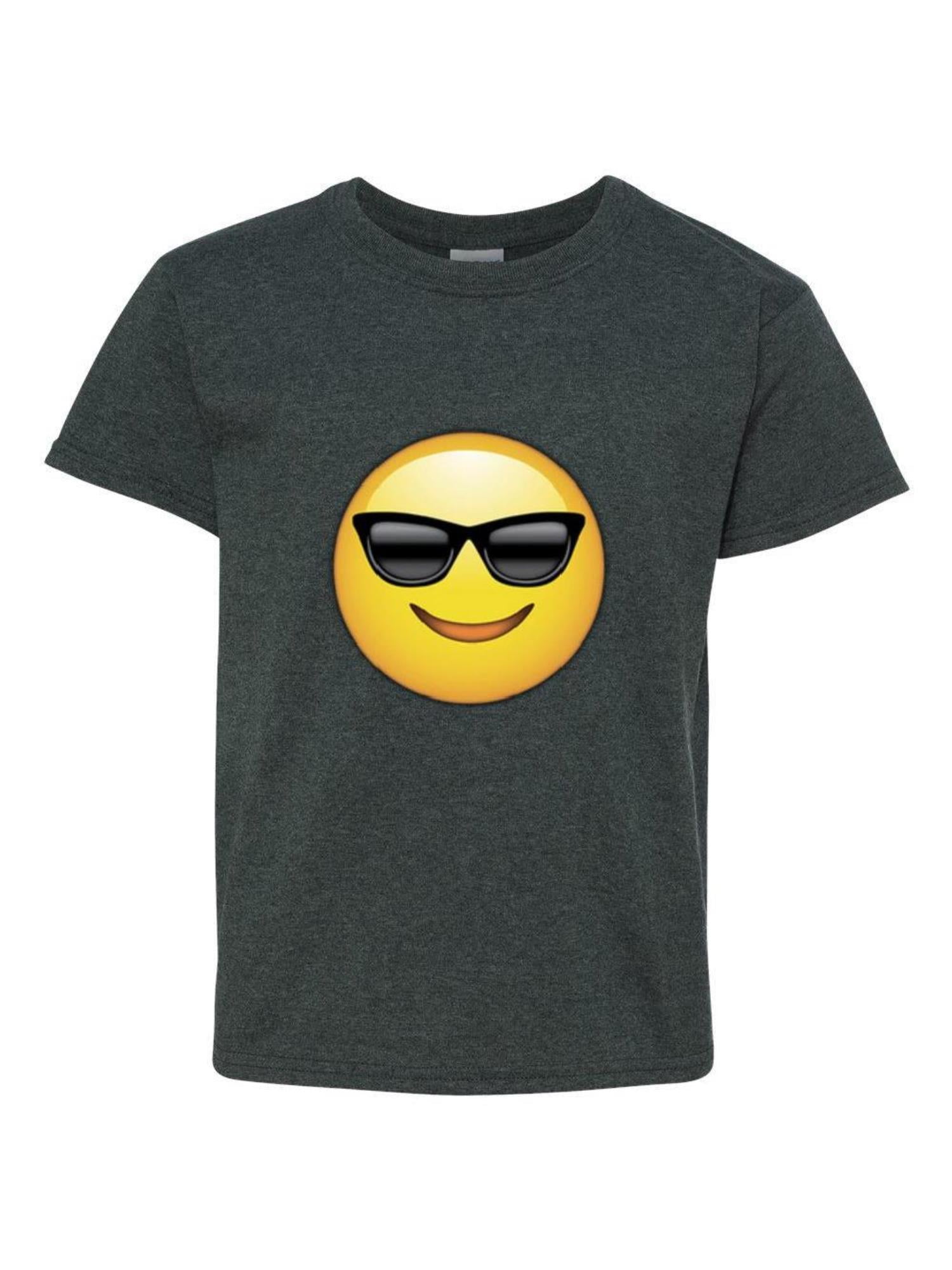 IWPF - Big Boys T-Shirts and Tank Tops - Emoji with Sunglasses ...