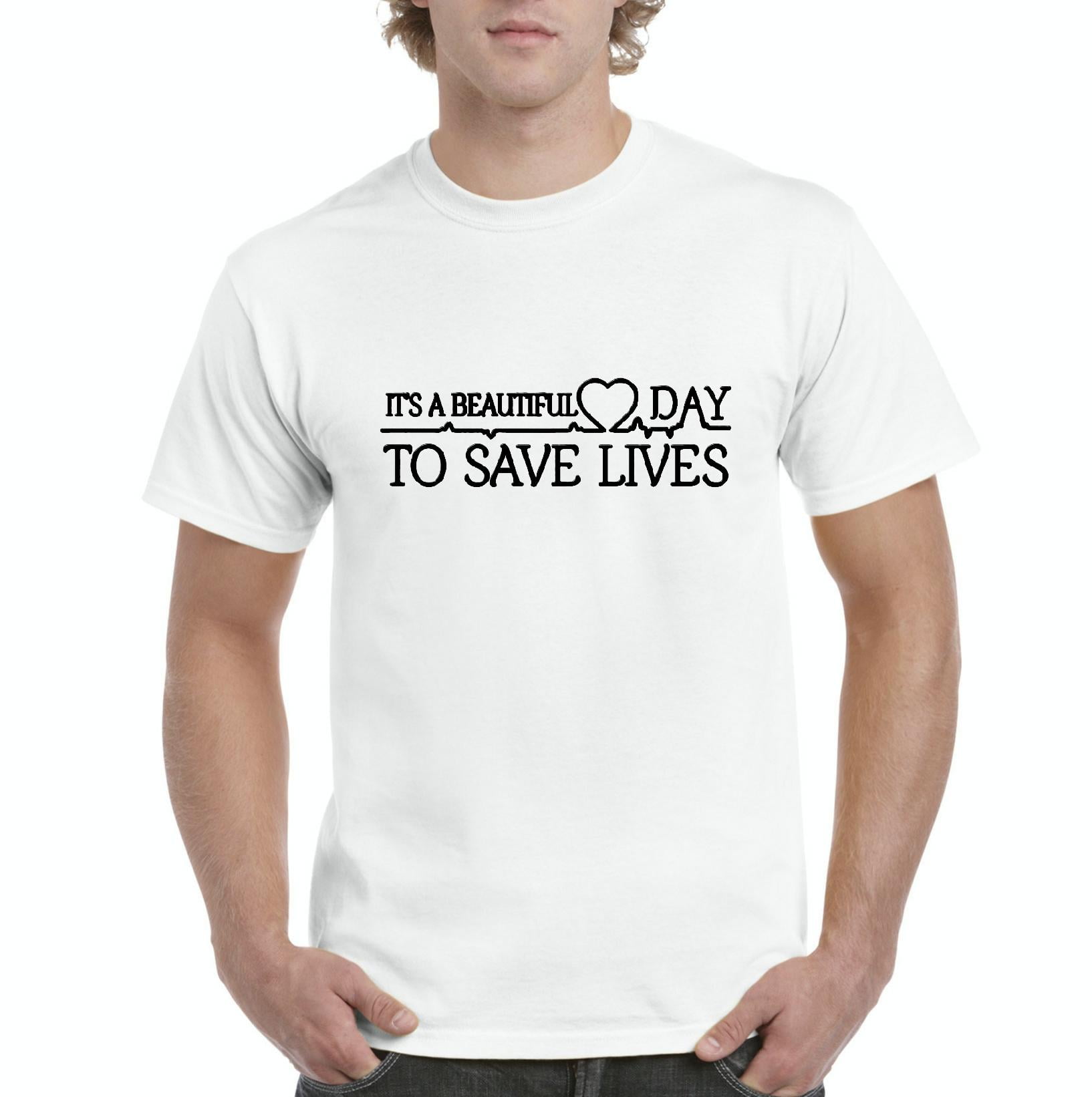 IWPF - Men's T-Shirt Short Sleeve - It`s a Beautiful Day to Save Lives ...