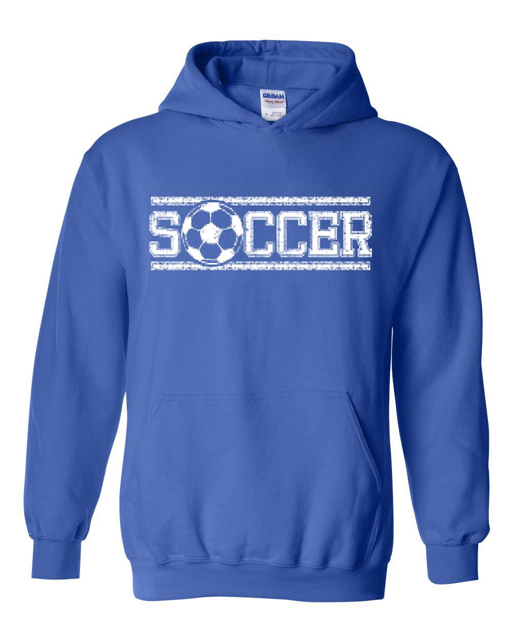 IWPF - Mens Sweatshirts and Hoodies - Soccer With Ball - Walmart.com