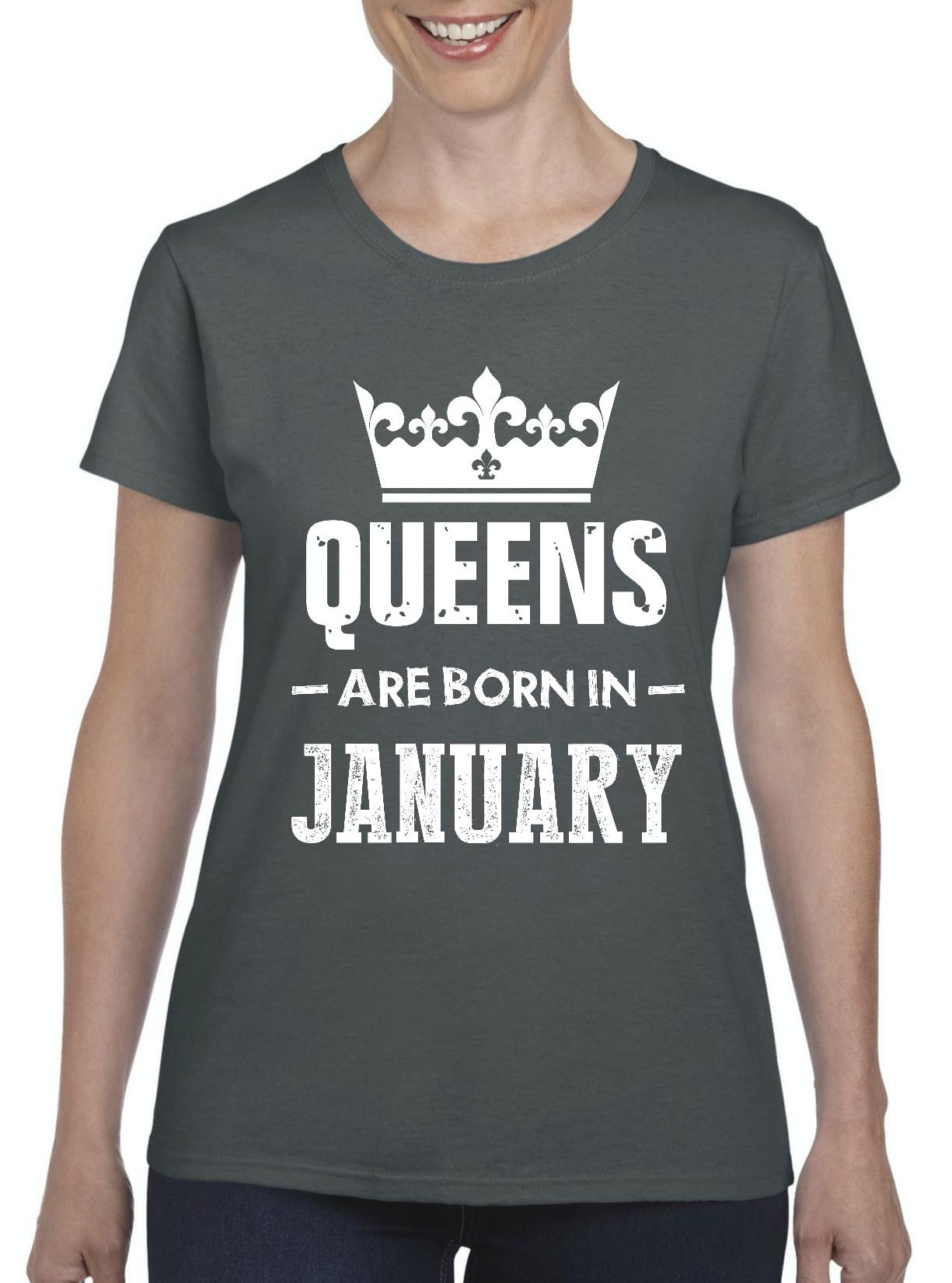 IWPF - Women's T-Shirt Short Sleeve - Birthday Gift Queens Are Born in ...