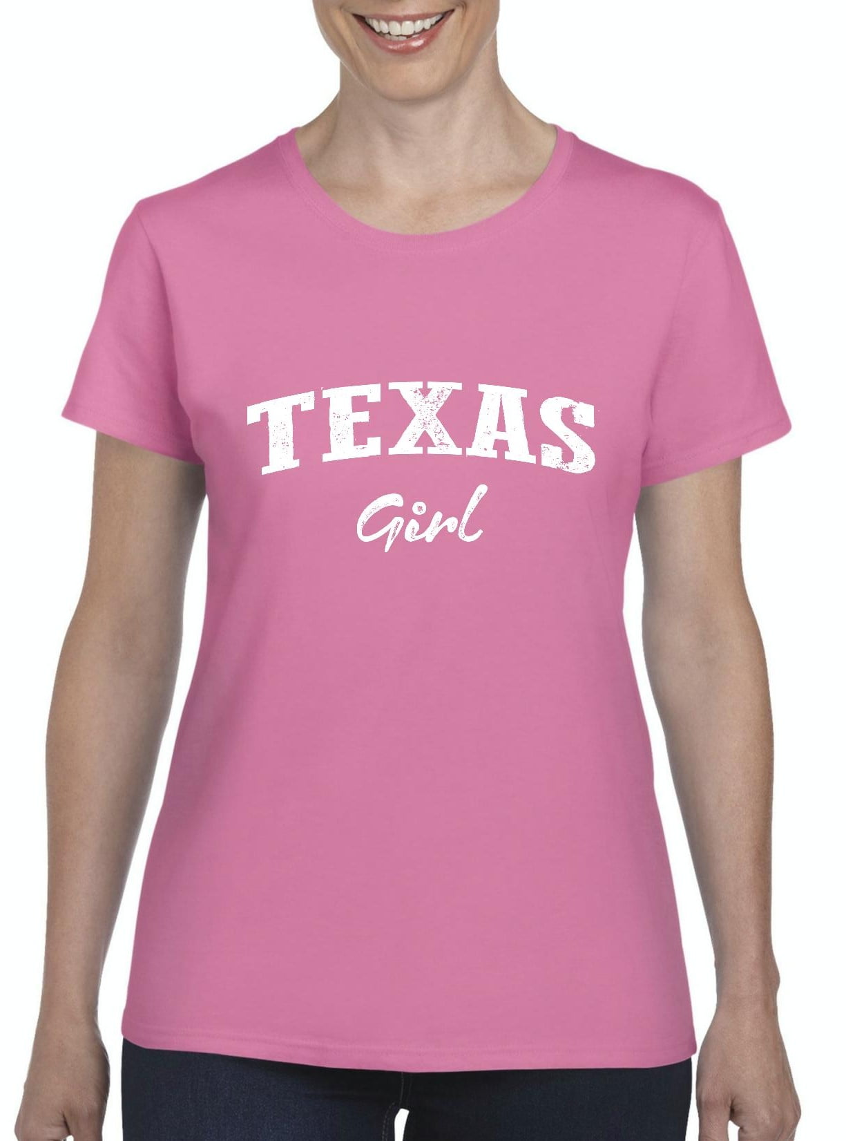 IWPF - Women's T-Shirt Short Sleeve - Texas Girl - Walmart.com