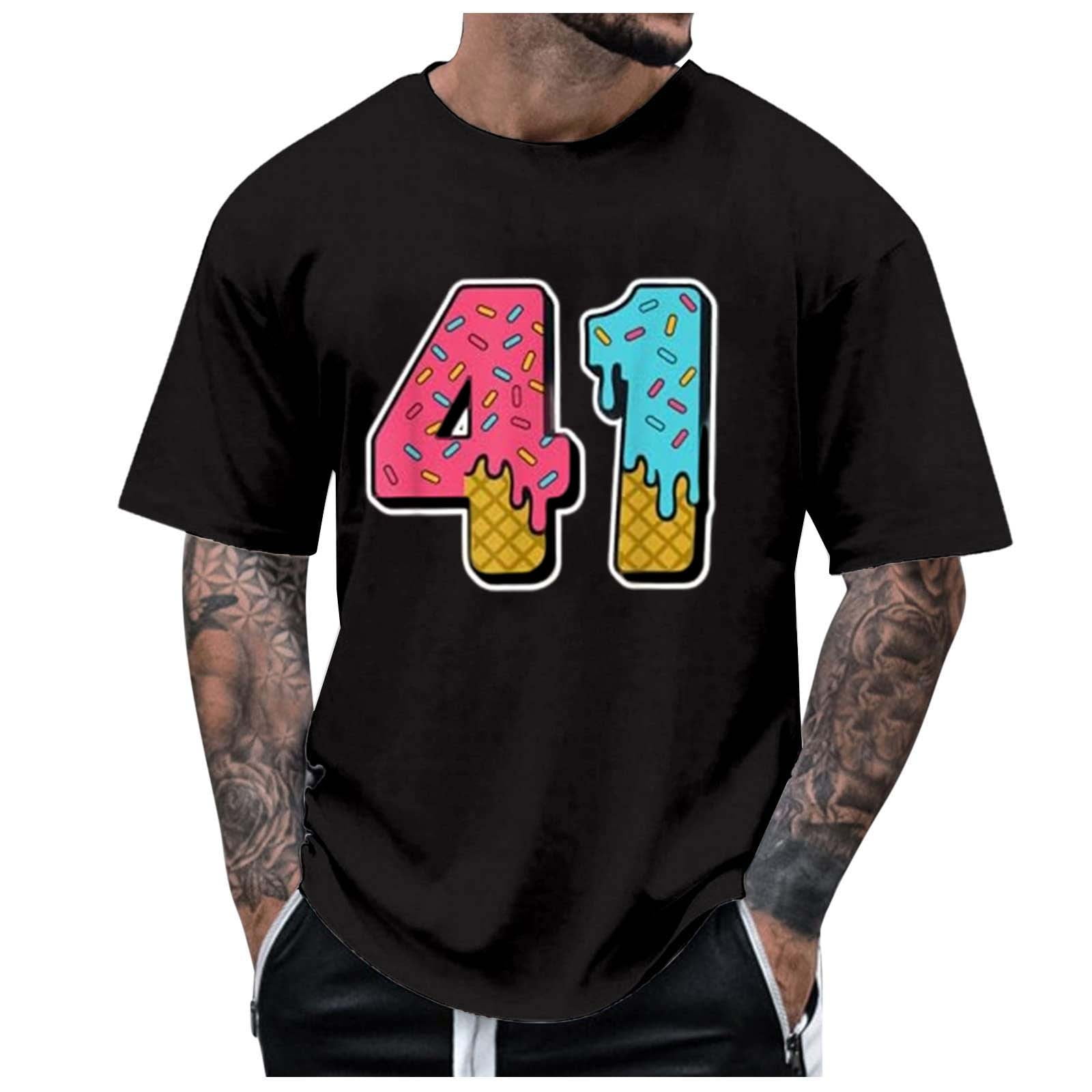 IWRICH 41 Ice Cream Drip Meme Forty One Four Gen Alpha Slang T-Shirt ...