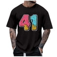 IWRICH 41 Ice Cream Drip Meme Forty One Four Gen Alpha Slang T-Shirt ...