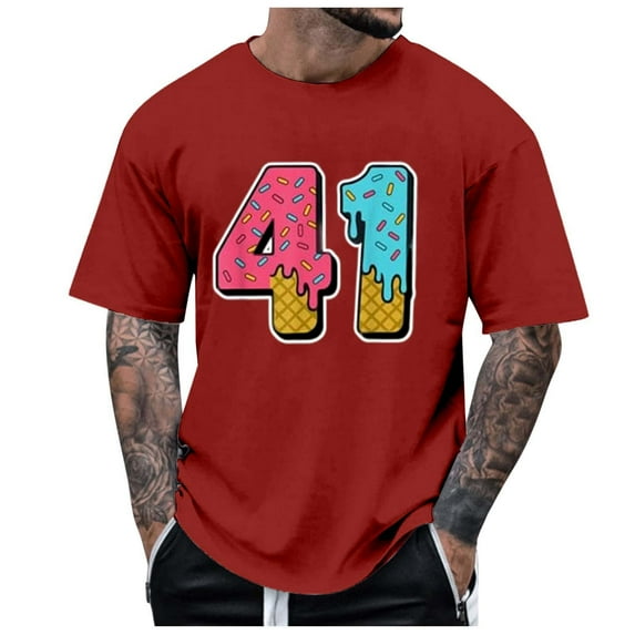 IWRICH 41 Ice Cream Drip Meme Forty One Four Gen Alpha Slang T-Shirt ...