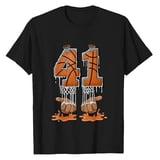 IWRICH Basketball 41 Four One Funny Gen Alpha Meme Drip T-Shirt Black ...