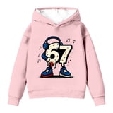 IWRICH Kids Six Seven Number Printed Hoodies Cool Graphic Long Sleeve ...
