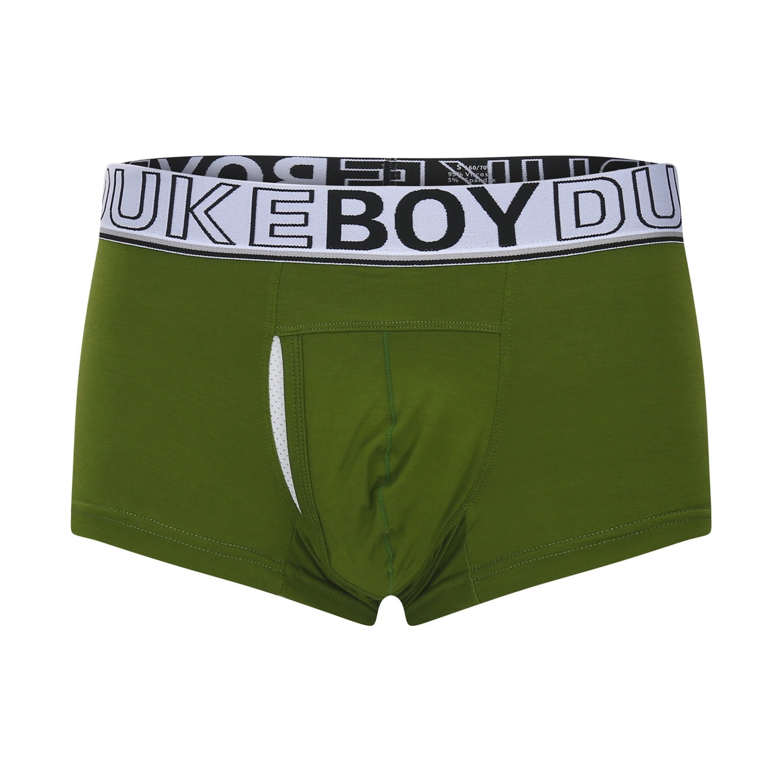 IWRICH Men's Silky Stretch Underwear Side Opening Breathable Boxer ...