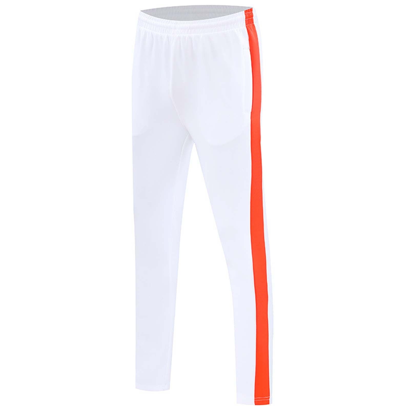 IWRICH Men's Sweatpants Color Block Striped Side Active Straight Leg ...