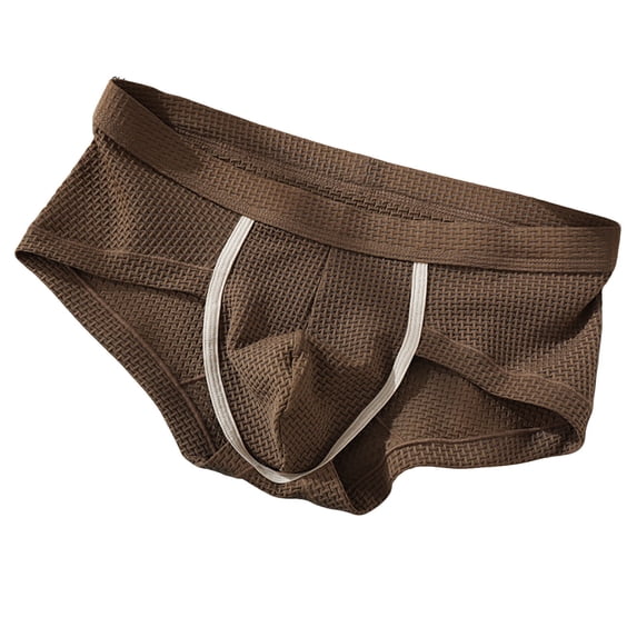 IWRICH Men's Waffle Comfy Boxer Briefs Breathable Textured Underwear ...
